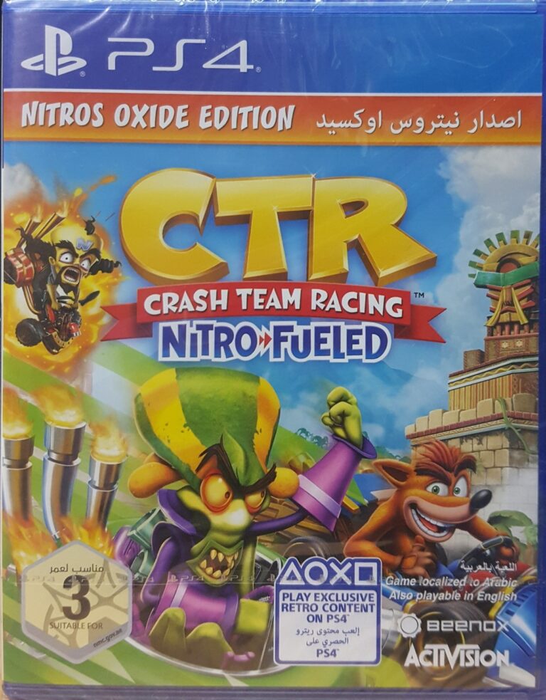 Activision Ps4 CTR Crash Team Racing Nitro Fueled Nitros Oxide Edition ...