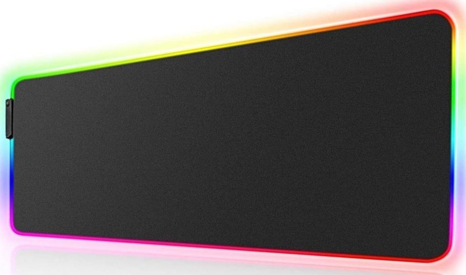 RGB Gaming Mouse Pad, Extra Large Soft Led Extended Mouse pad (10 ...