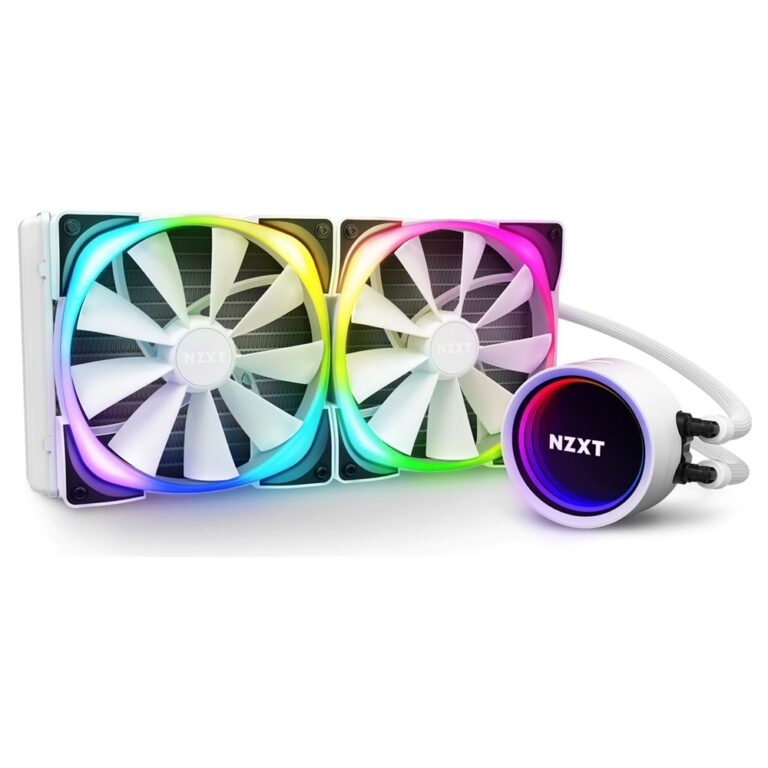 NZXT Kraken X63 280mm AIO RGB CPU Liquid Cooler, Rotating Infinity ...