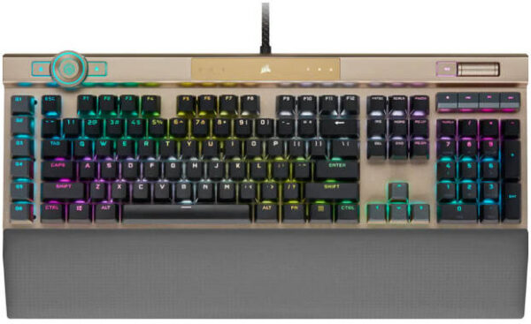 Corsair K100 RGB Optical Mechanical Gaming Keyboard, Detachable Palm ...